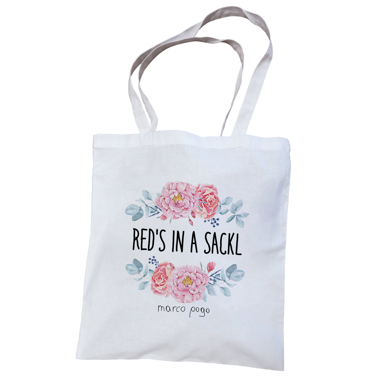 Marco Pogo | Tasche 'Red's in a Sackl' – Pogo's Empire